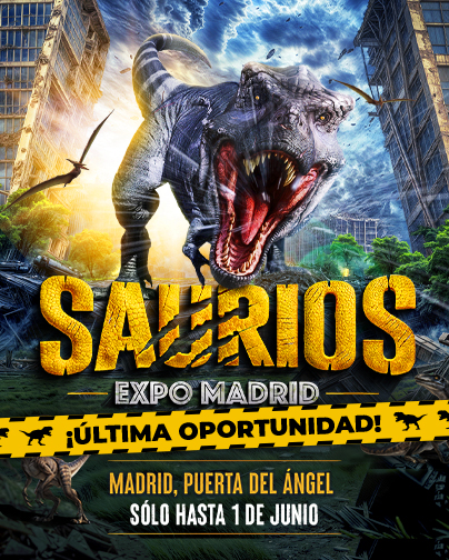 Entradas Saurios The Exhibition en Madrid | El Corte Inglés